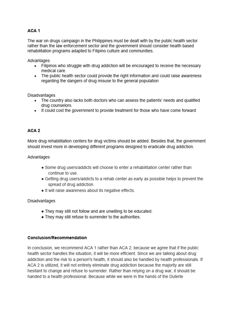 War On Drugs Ecodev | PDF | Drug Rehabilitation | Substance Abuse