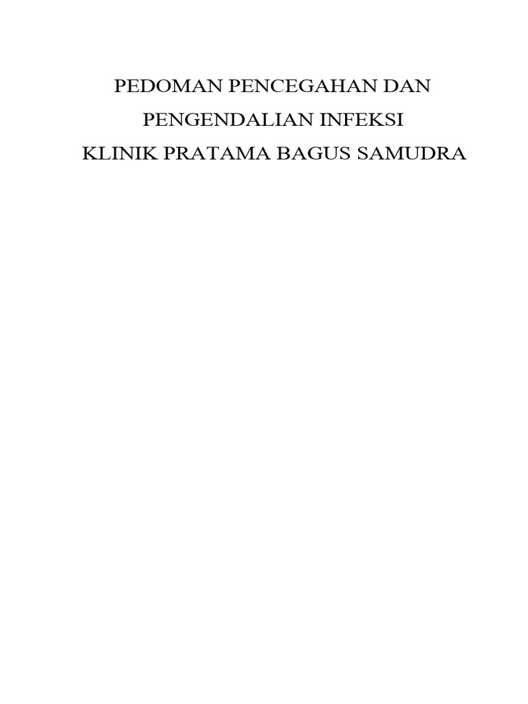 Pedoman PPI KBS | PDF | Pengembangan Diri | Kesehatan Holistik