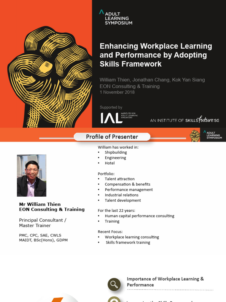 4-6-William-Thien (IAL Adult Learning Symposium 2018 - Enhancing Workplace Learning and ...