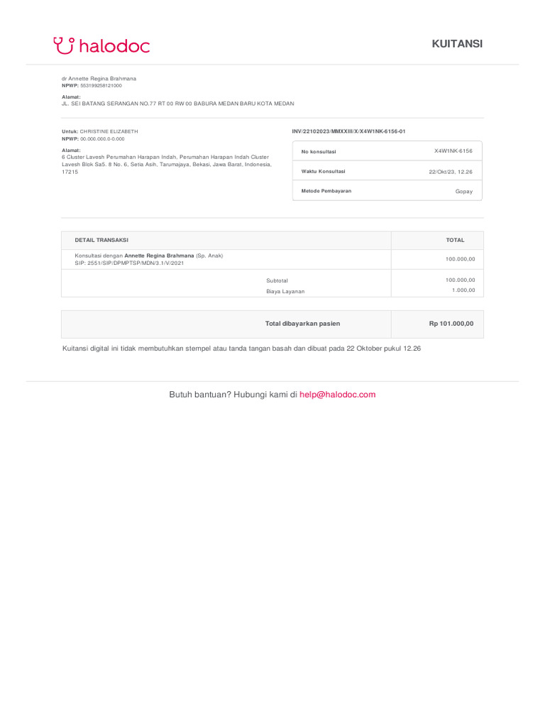 Invoice Dokter - Merged | PDF