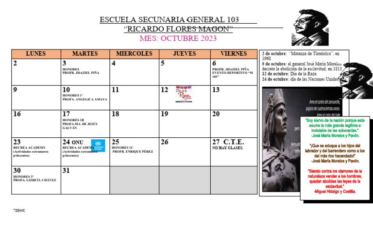 Calen Octubre | PDF | México