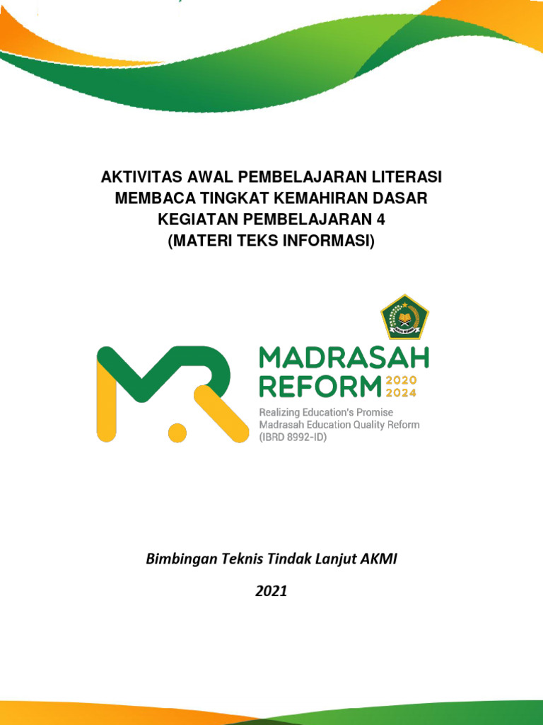 Membaca - Jenjang Kemahiran Dasar - KP 4 | PDF