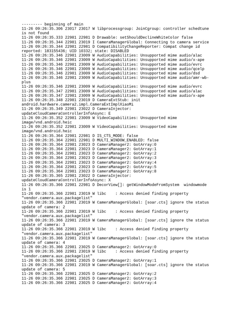 Logcat 1700967395257 | PDF | Computing | Software