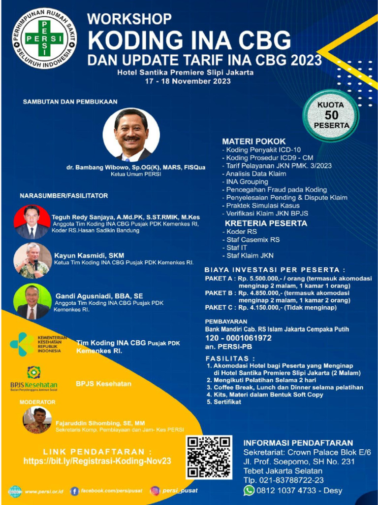 Workshop Koding INA CBG 2023 di Jakarta | PDF