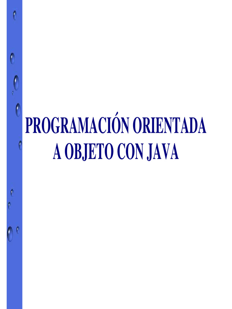 POO Java | PDF | Herencia (Programación Orientada a Objetos) | Objeto ...