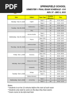 NCE Assessment 2023 Timetable | PDF