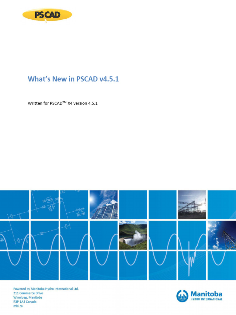What S New in Pscad v4 5 1 | PDF | Library (Computing) | Computer File