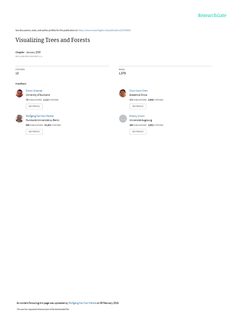 Visualizing Trees and Forests | PDF | Applied Mathematics | Information ...