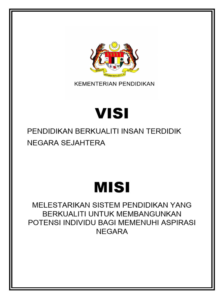 Visi Misi KPM 2023 | PDF