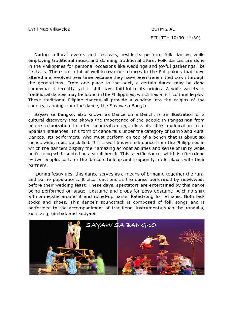 Folk Dance | PDF | Performing Arts | Dances