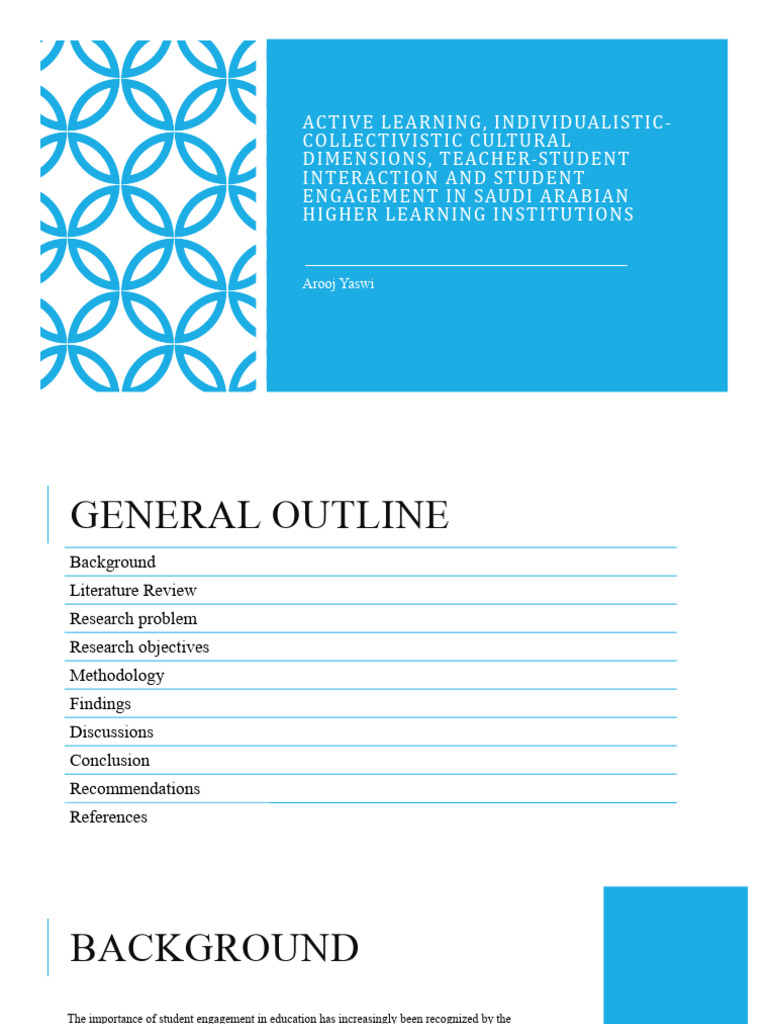 Progress Presentation Active Learning | PDF | Learning | Cognition