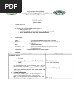 A Detailed LessoN Plan in Teaching Linear and Nonlinear Text | PDF ...