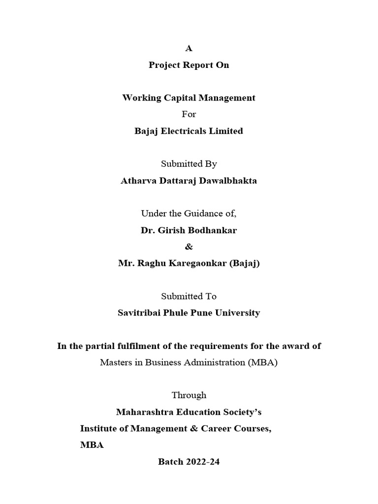 SIP Project - Introduction Pages | PDF