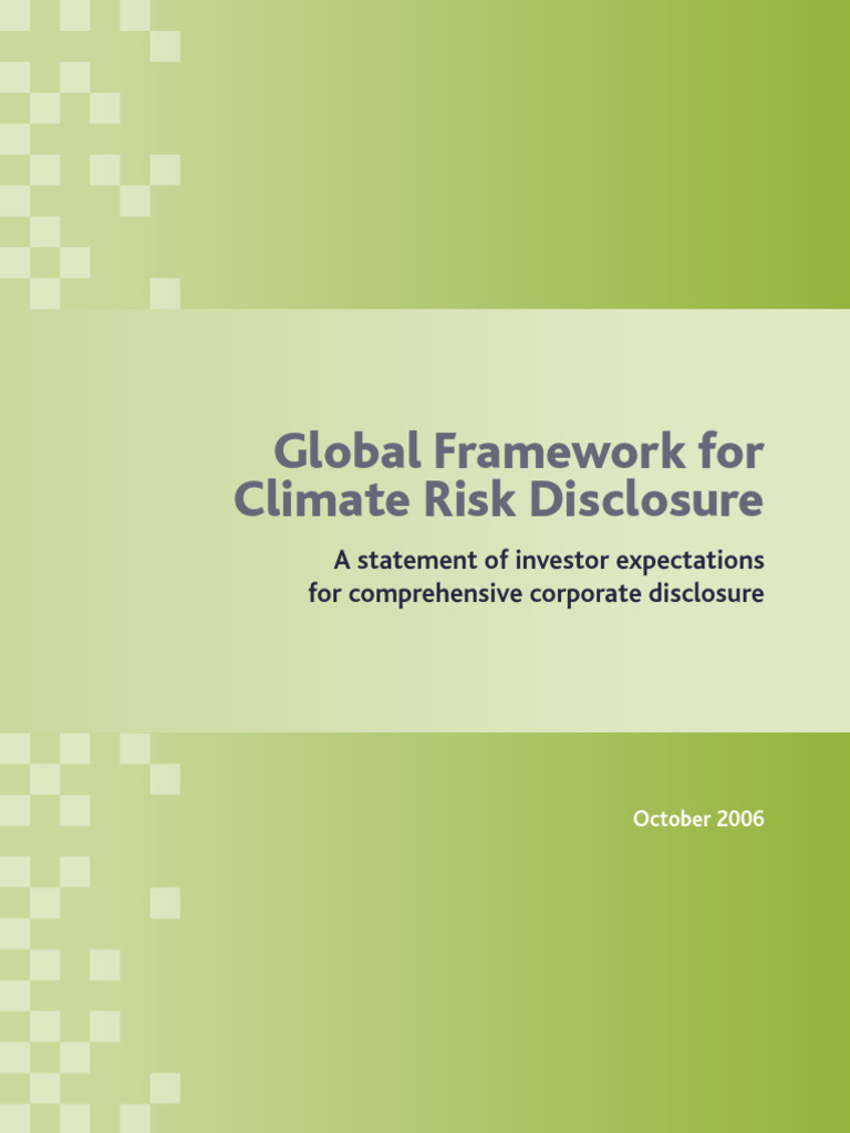 Global Framework | PDF | Climate Change | Climate Change Mitigation