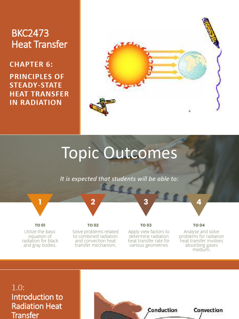 Chapter 6 Radiation | PDF | Heat Transfer | Electromagnetic Radiation