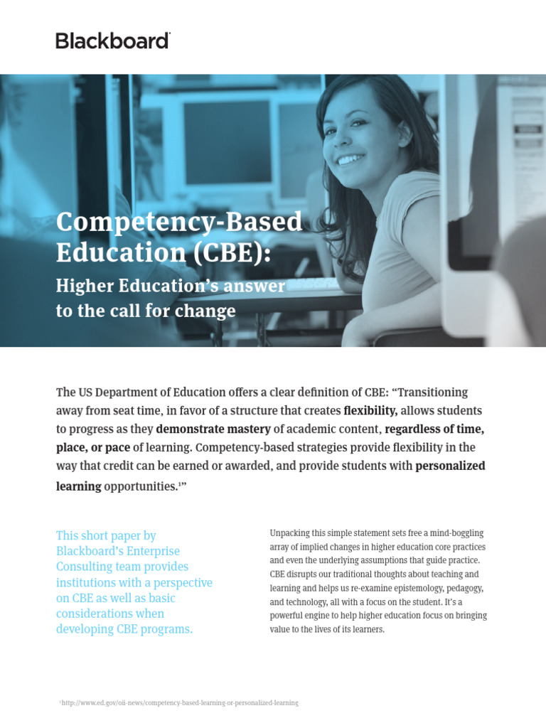 Competency-Based Education Guide | PDF | Learning | Cognition