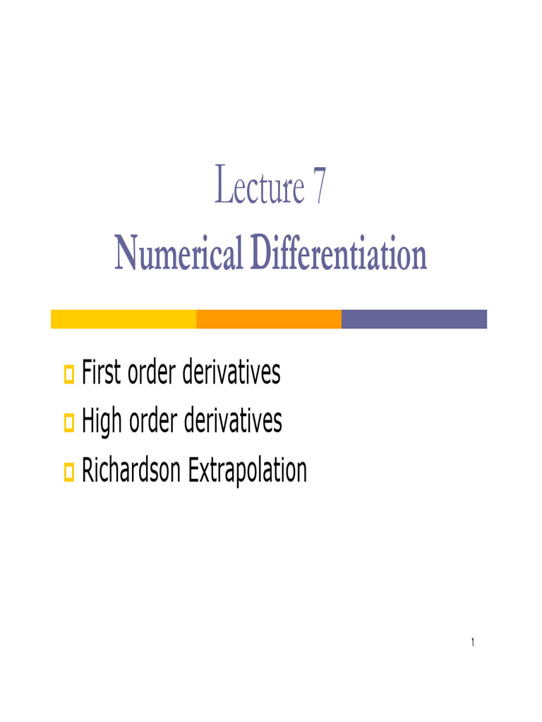 Diff | Download Free PDF | Finite Difference | Derivative