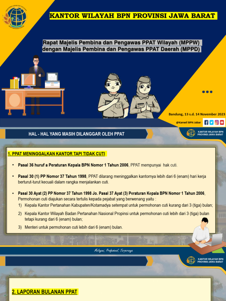 Prosedur Cuti PPAT di Jawa Barat | PDF