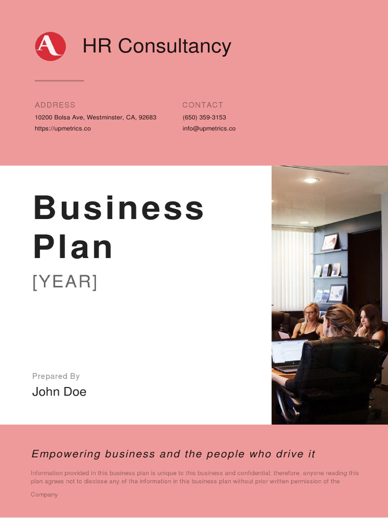 HR Consultancy Business Plan Overview | PDF | Human Resource Management ...
