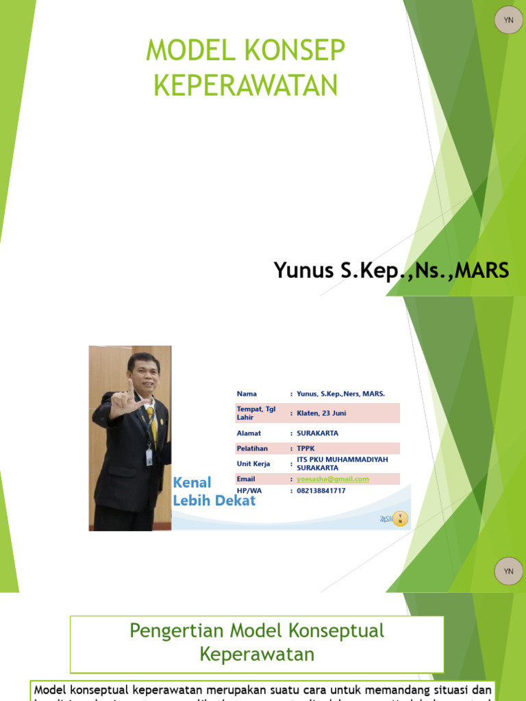 Model Konsep Keperawatan | PDF