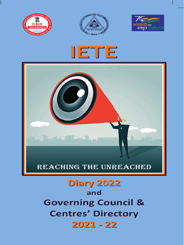 IETE Diary-2022 | PDF