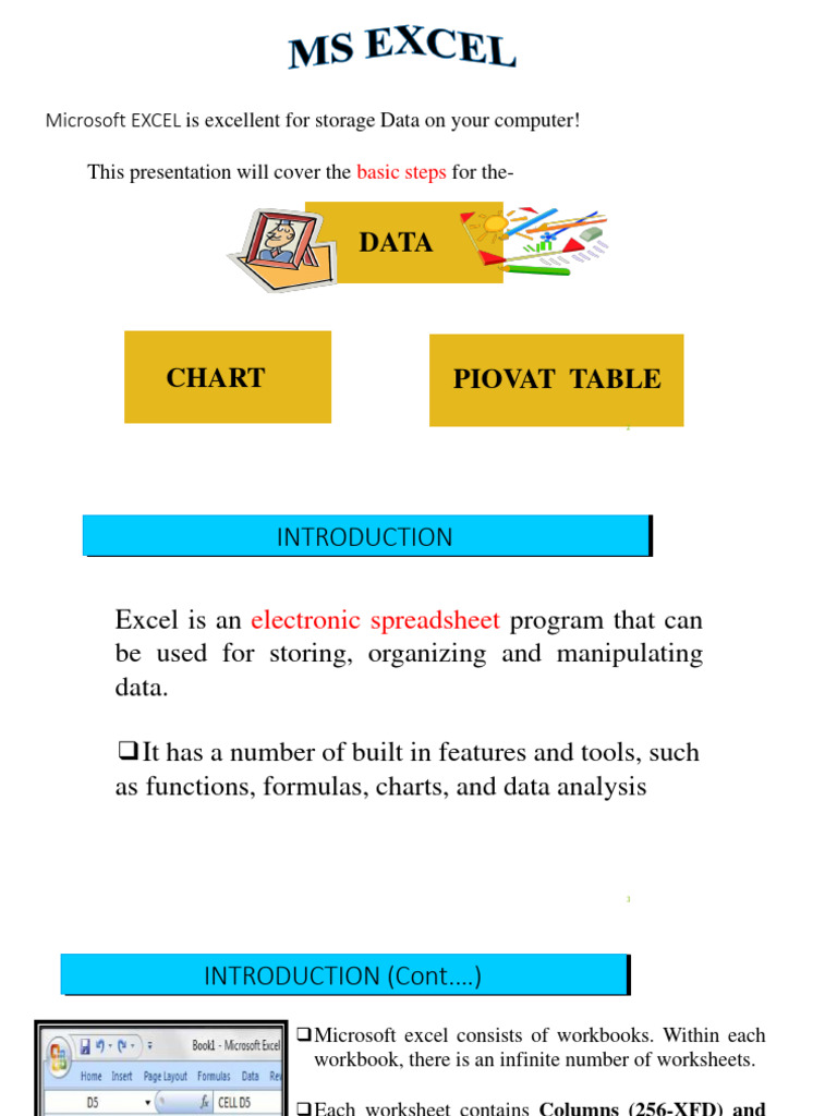Ms Excel | PDF | Microsoft Excel | Spreadsheet