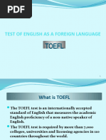 Toefl Itp Answer Sheet Tgre | PDF