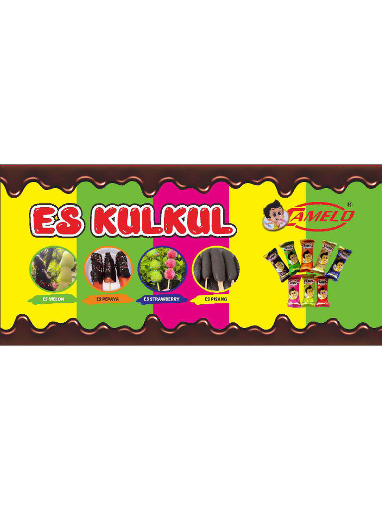 Desain Banner Es Kul Kul Buah | PDF