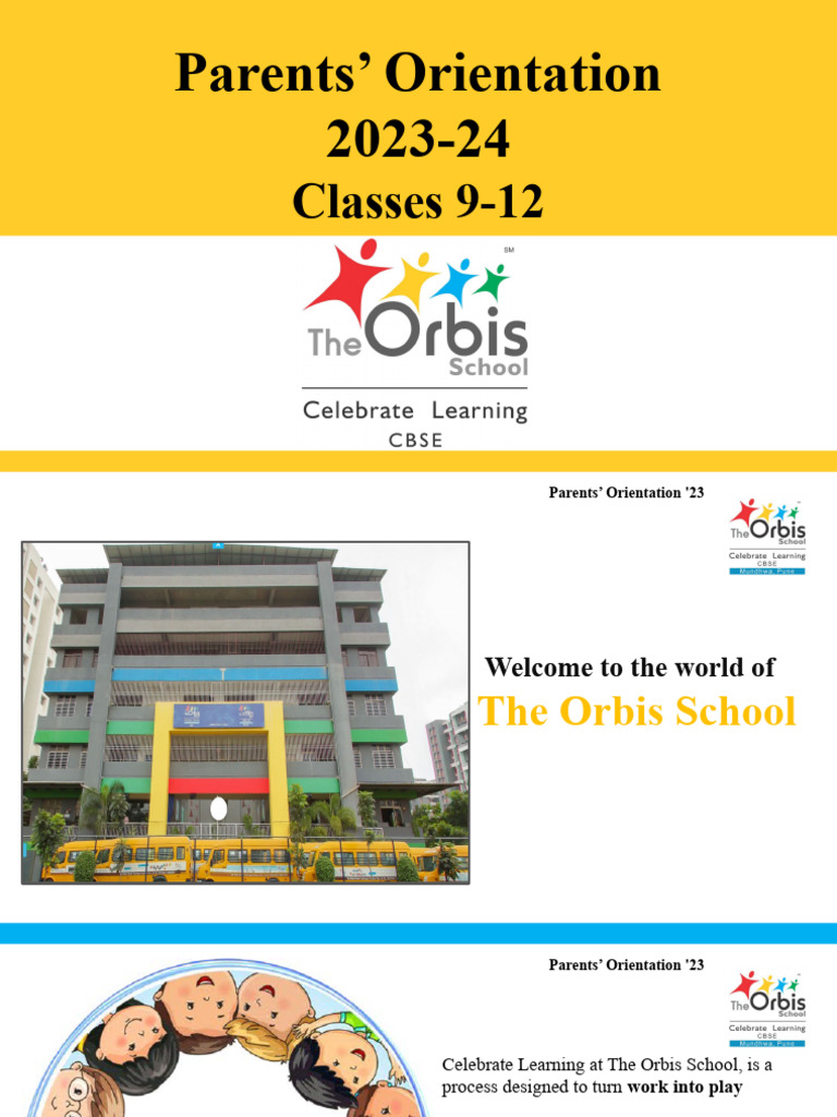 New Parents' Orientation - Class 11 - (15 July 2023-2024) | PDF