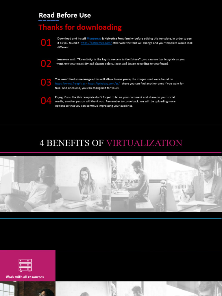 Free PowerPoint Template Featuring Morph Transitions For 4 Step Processes | PDF | Computing ...