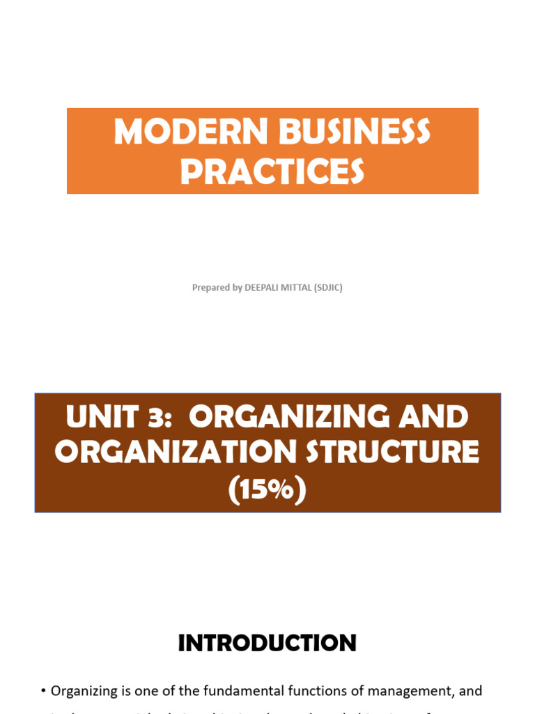 Organizing for Business Success | PDF | Retail | Organizational Structure