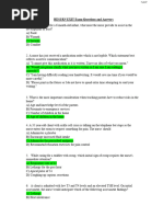 50 Sample Exit Questions For Nursing Students Part - 3 | PDF | Shock ...