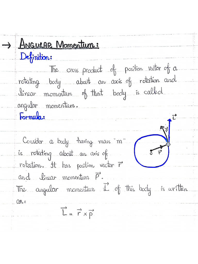 Angular Momentum | PDF