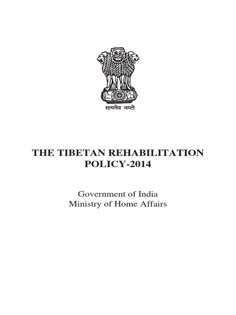 Tibetan Rehabilitation Policy | PDF