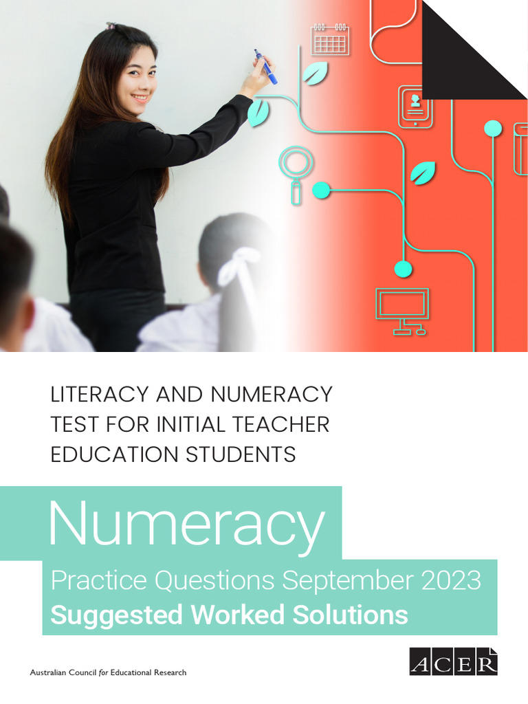 Teacher Numeracy Practice Guide | PDF | Percentage | Mathematics