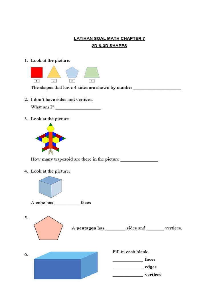 Latihan Soal UH Math Chapter 7 | PDF