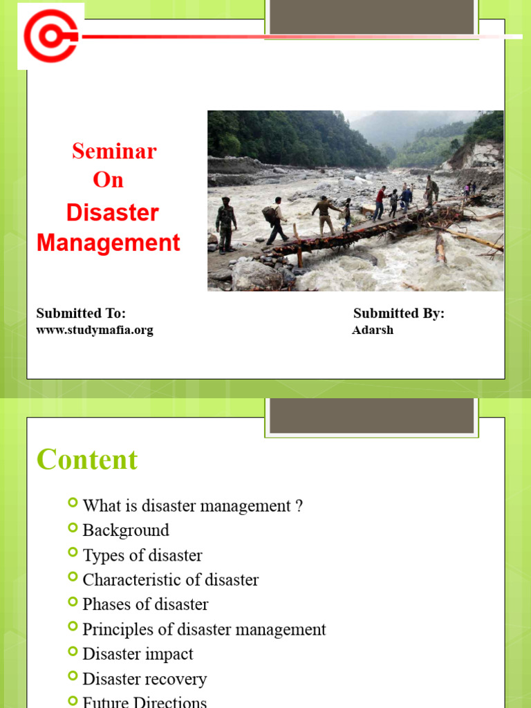 Disaster Management | PDF | Emergency Management | Humanitarian Aid