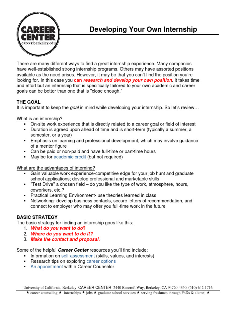Developing Yo Internship 2 | PDF | Internship | Job Hunting