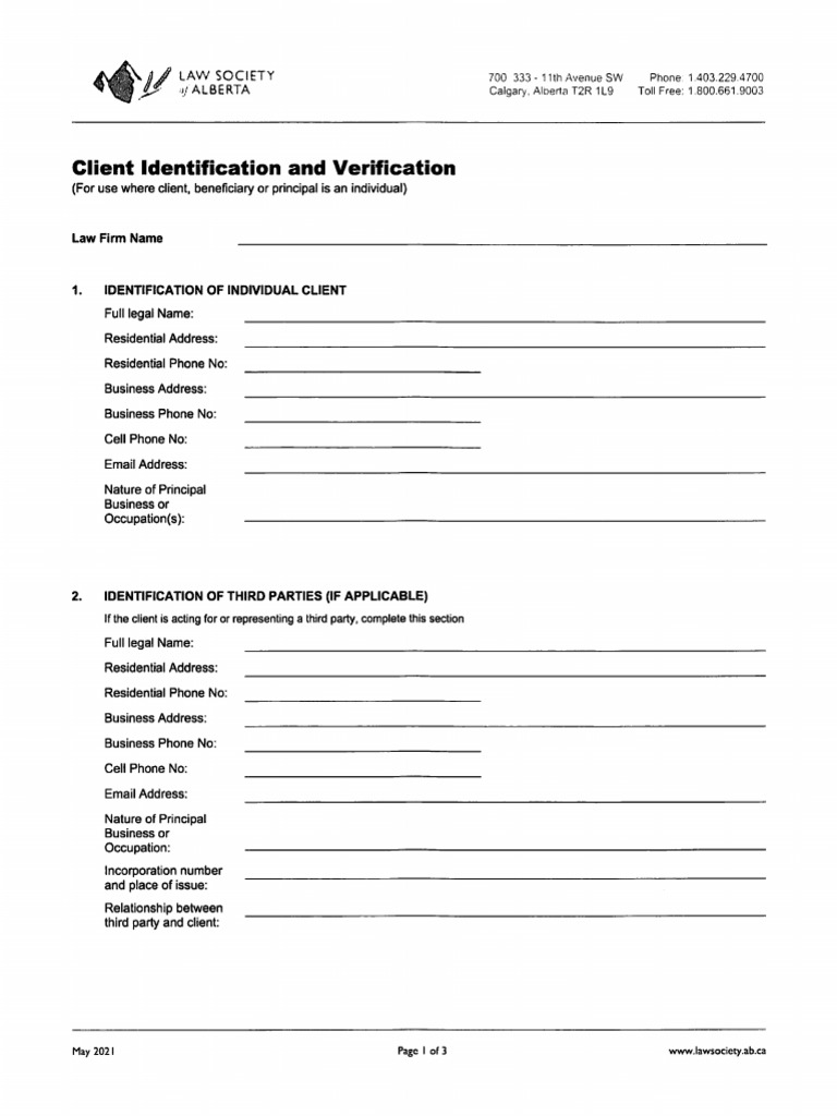 Law Society ID Form | PDF