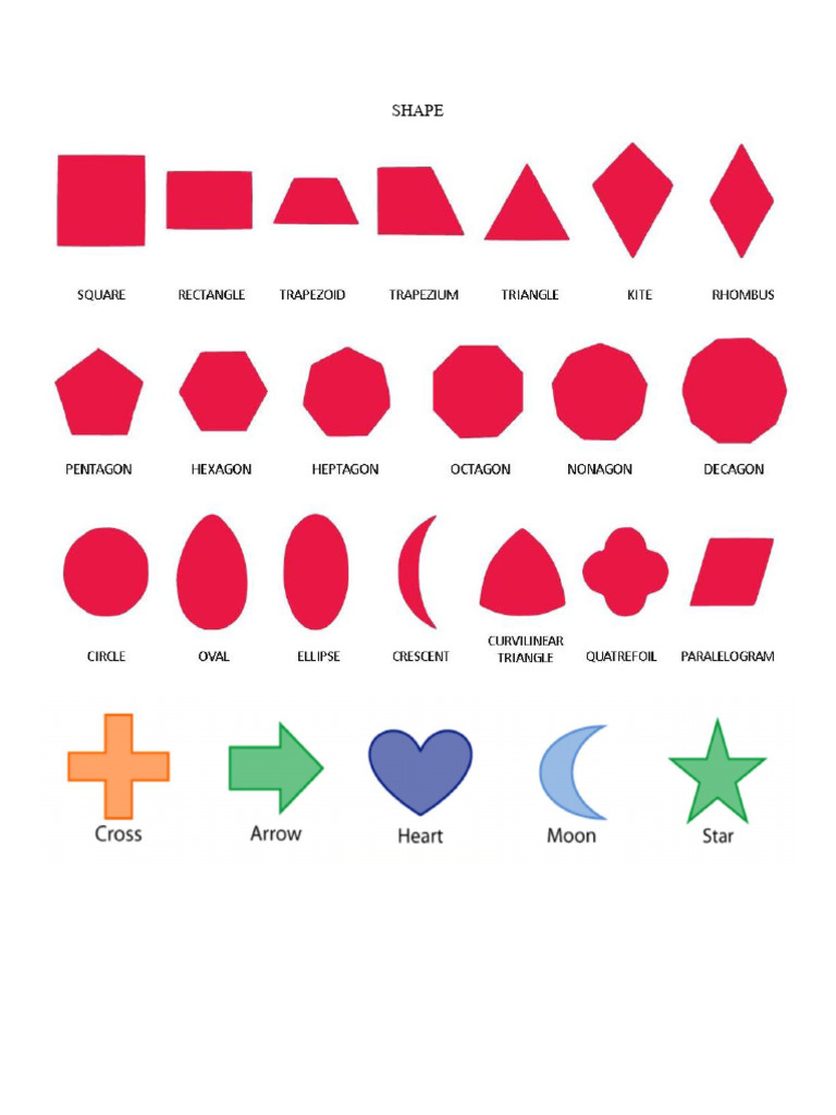 Bentuk Geometri untuk Anak TK | PDF | Metode & Bahan Ajar