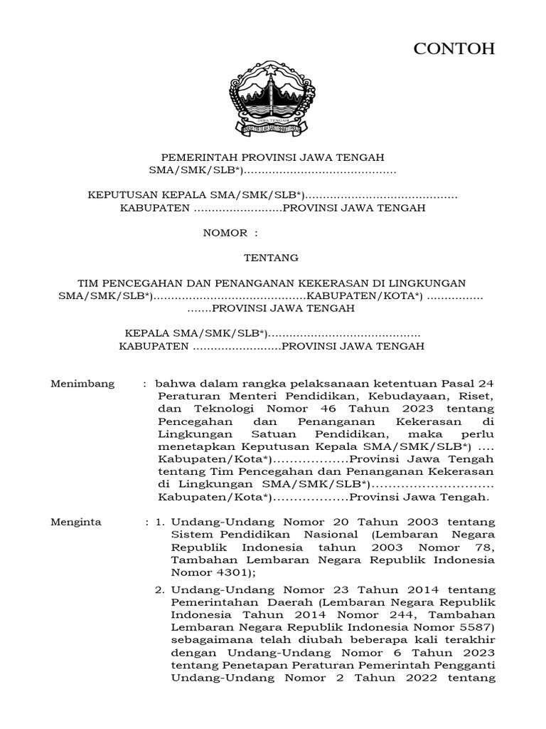 Format SK TPPK | PDF