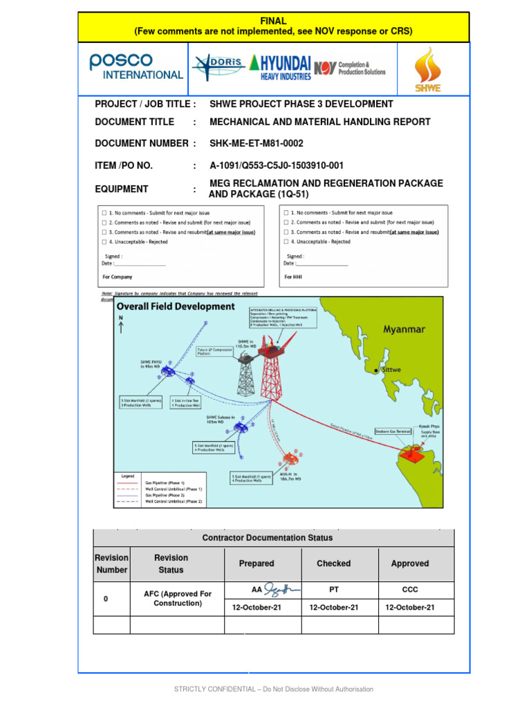 SHK-ME-ET-M81-0002 Material Handling Report Rev 0 Comment NZM ...