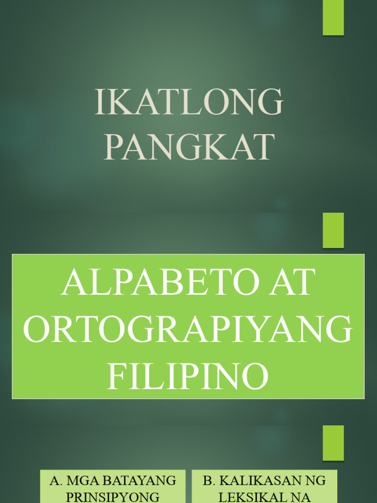 Ikatlong Pangkat Report 111227 | PDF