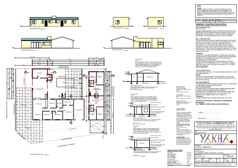 Site Plan and Construction Details | PDF | Wall | Window