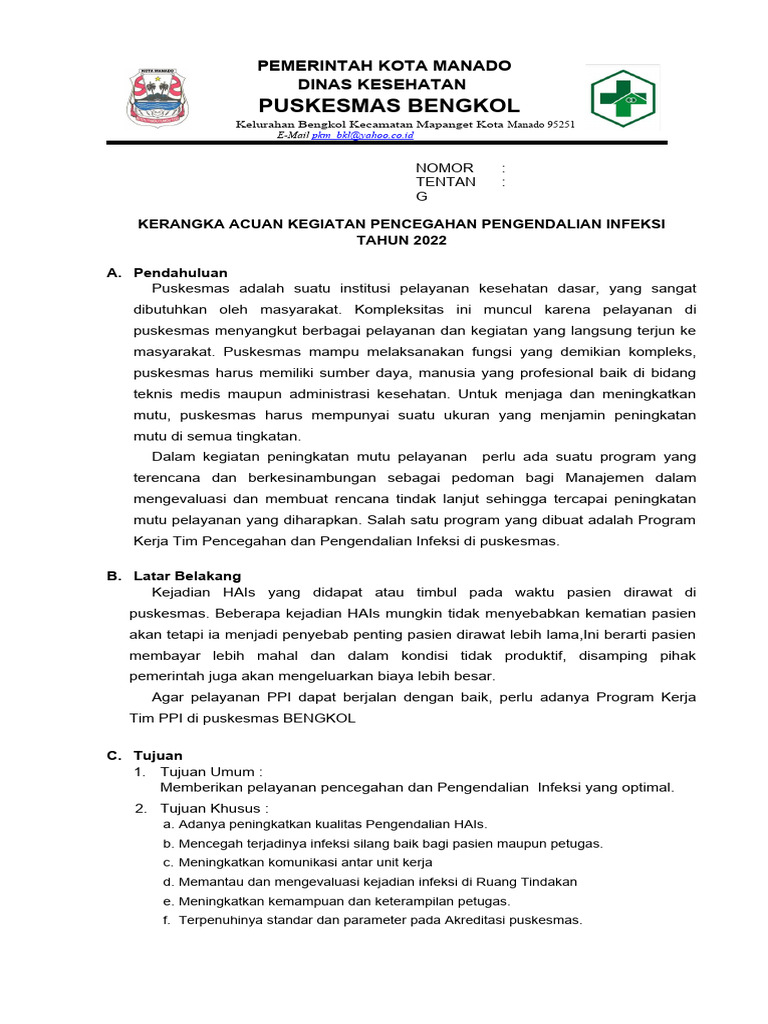 Kak (Program Kerja Ppi) Tahun 2022 | PDF