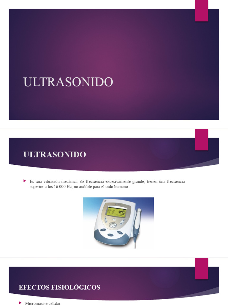 ULTRASONIDO | PDF | Ultrasonido | Inflamación