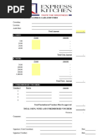 Cash Count Sheet Template | PDF