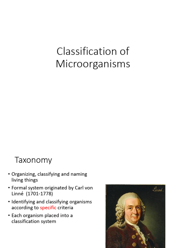 2-1 Classification of Microorganisms | PDF | Bacteria | Archaea 2-1 Classification of Microorganisms | PDF | Bacteria | Archaea