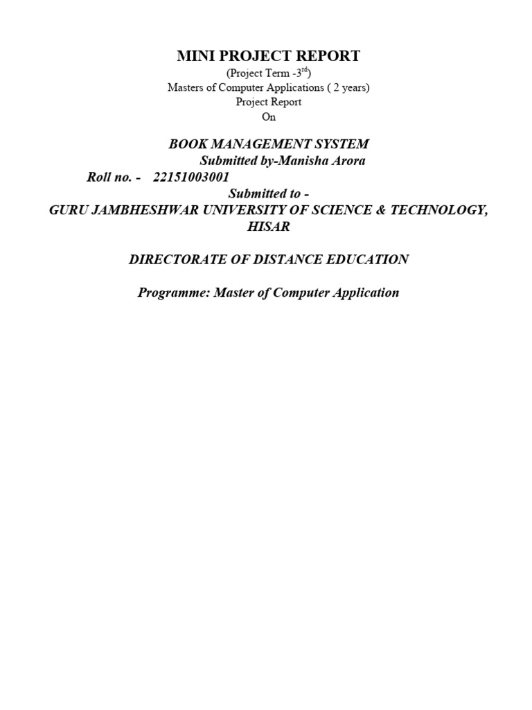 Python Project Reportdocx | PDF | Databases | Feasibility Study