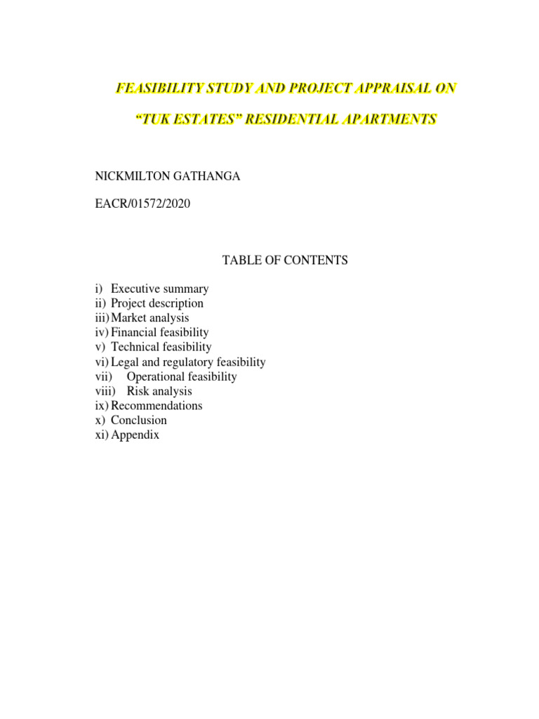 Project A Feasibility Study | PDF | Net Present Value | Return On Investment